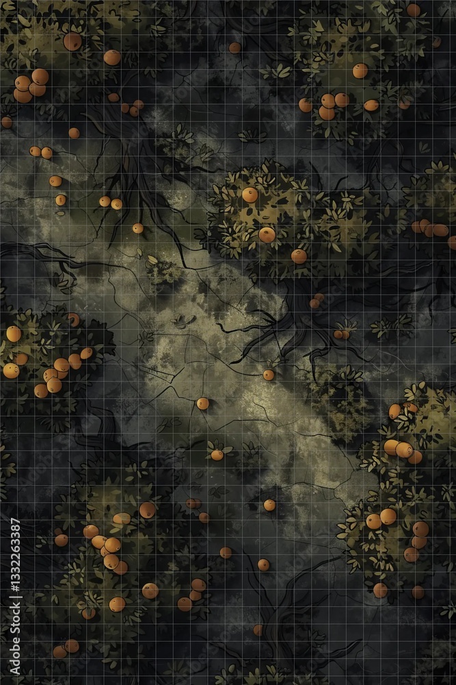 dnd battlemaps gridded fantasy map with grid for tabletop roleplaying ...