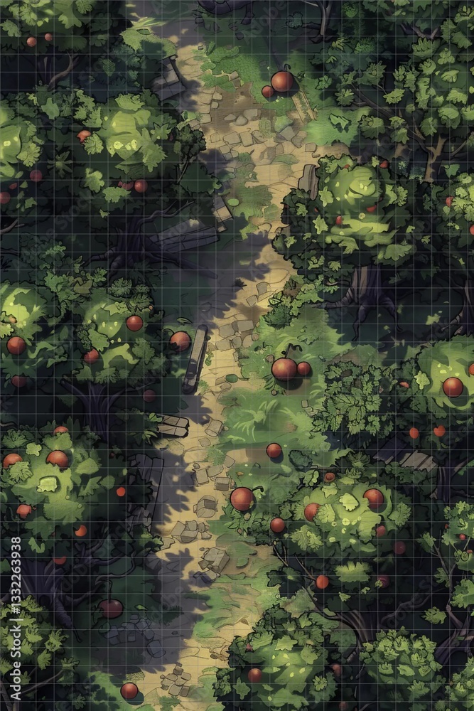 dnd battlemaps gridded maps tactical grid map tabletop gaming maps ...