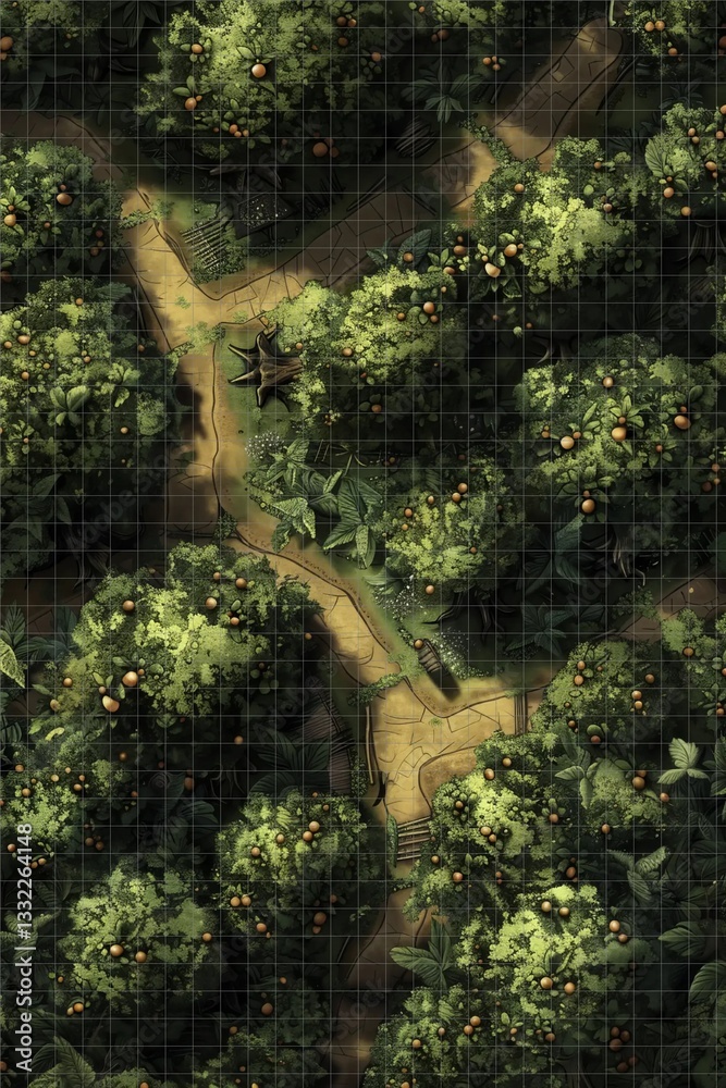 dnd battlemaps gridded adventures fantasy tabletop grid map for ...