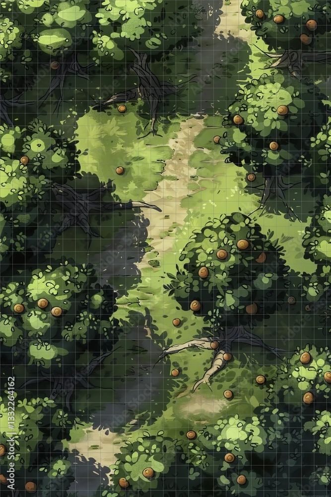 dnd battlemap gridded map for tabletop role playing game fantasy grid ...
