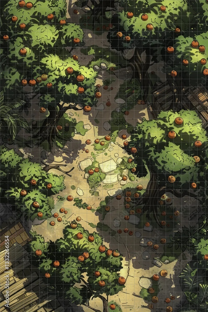 dnd battlemaps gridded tabletop map grid overlay fantasy roleplaying ...