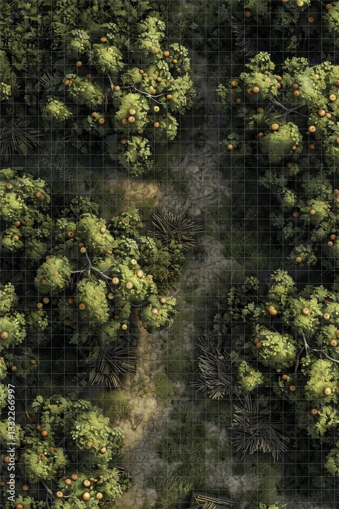 DND battlemaps gridded fantasy map for tabletop role-playing games ...