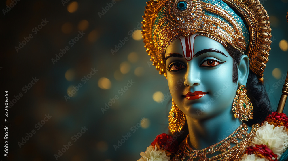 lord rama for ram navami celebration, for hindu festival, ideal for ...