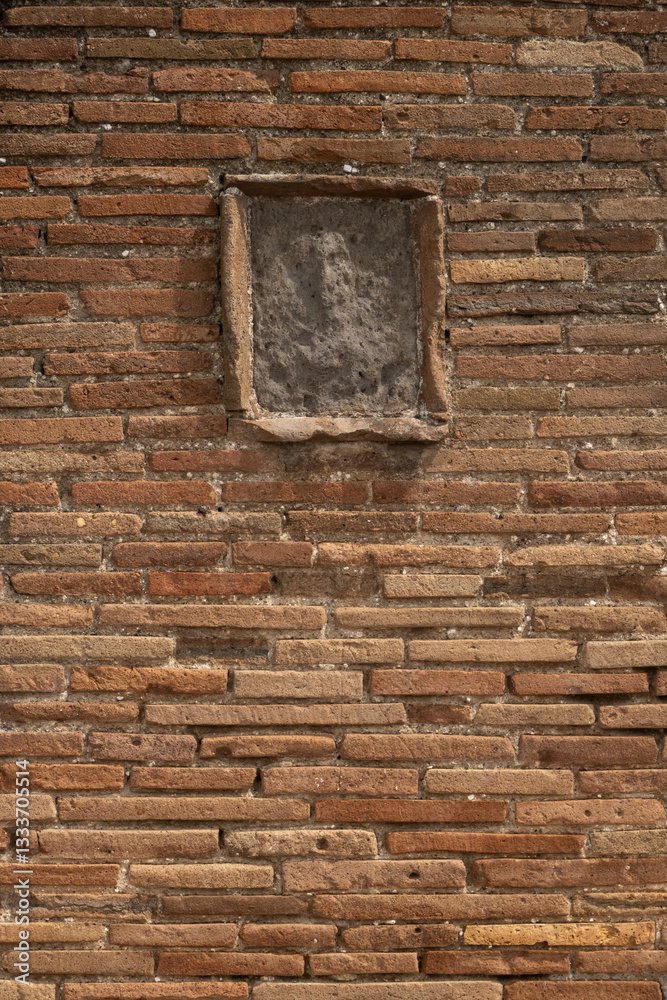 Ancient historical sunken city of Pompeii near Vesuv, Naples, Italy ...