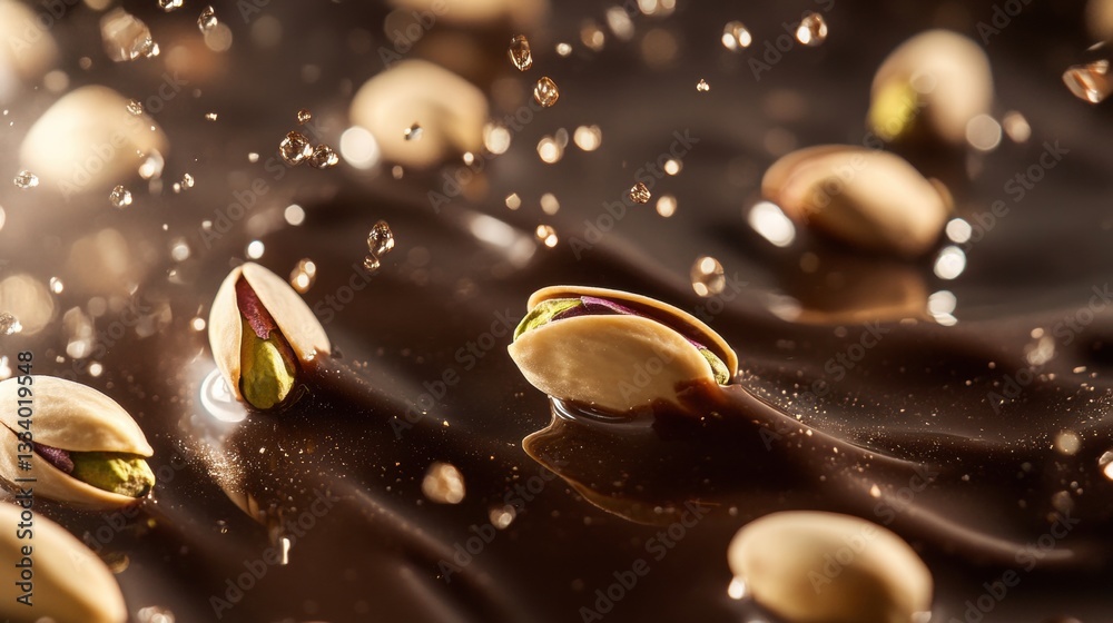 Dubai Chocolate Kunafa Pistachio on white background,Dubai Chocolate ...