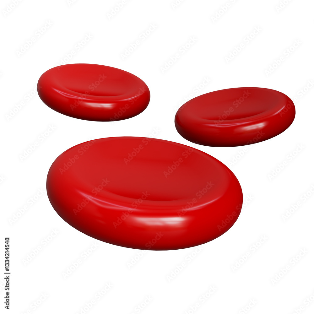 red blood cells icon. Cartoon medical diagnostic healthcare or donation ...