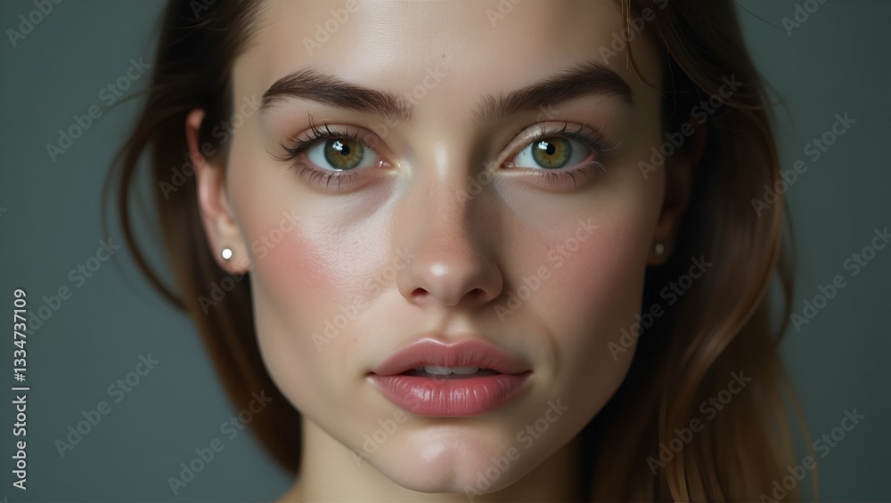 Deepfake concept matching facial movements face swapping impersonation ...