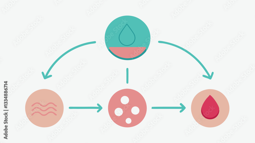 Pore Reduction Process A flowchart highlighting the steps exosomes take ...