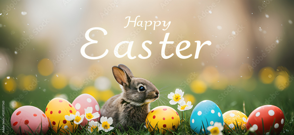 Ilustração do Stock Easter 2026, Happy Easter Celebration April 2026 ...