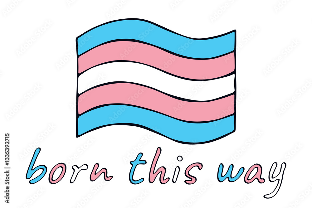 Colorful Transgender pride flag Happy pride day LGBTQ community Pride ...