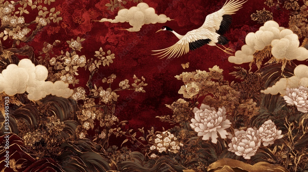 Designing imperial elegance chinese wallpaper art ancient palaces ...