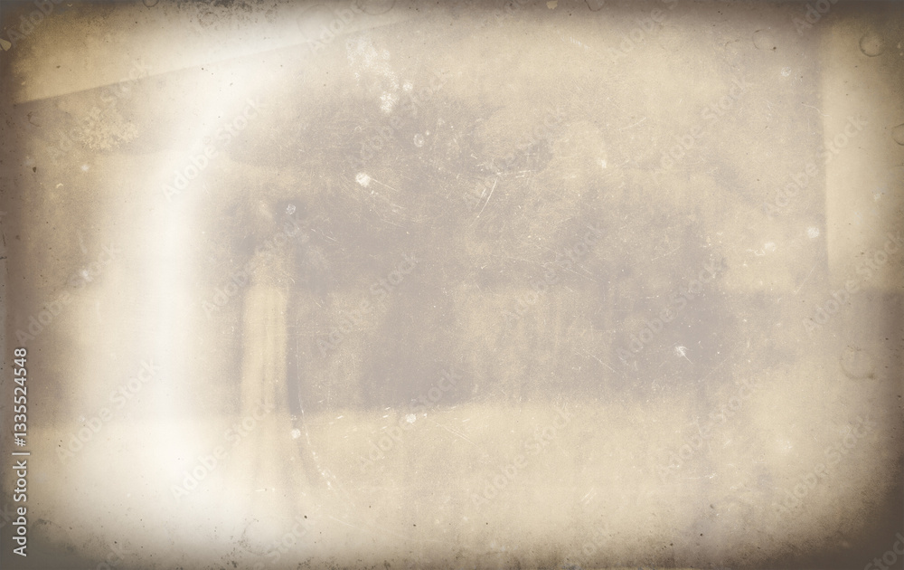Sepia vintage photo (daguerreotype) background with semi transparent ...