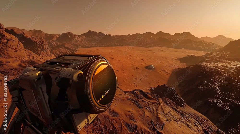 Hyper realistic digital twin of Mars allowing users explore the planet ...