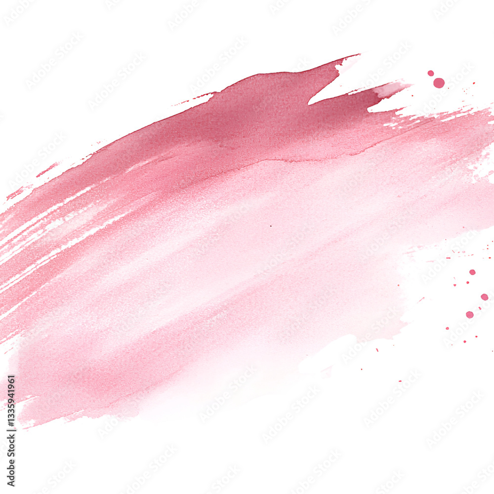 Watercolor pastel color splash on a white background, vector ...
