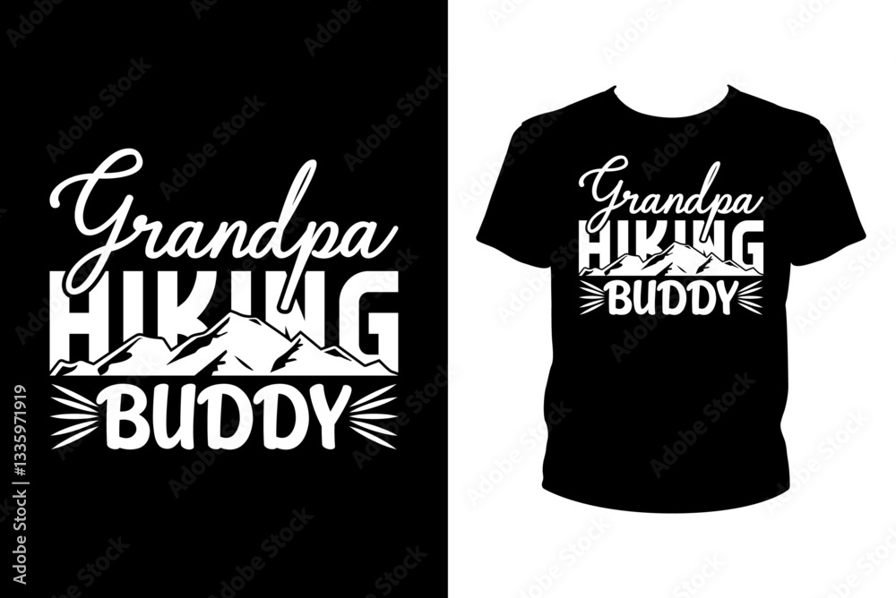 Grandpa hiking buddy - Art files for Cricut and Silhouette. You can ...