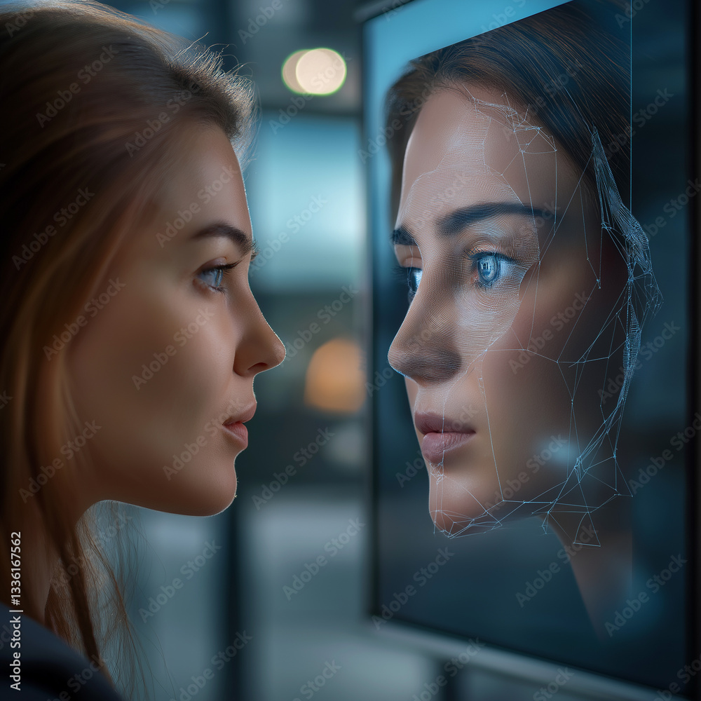 Deepfake AI. Machine learning. Synthetic media. Face swap. Video manipulation cybercrime ...