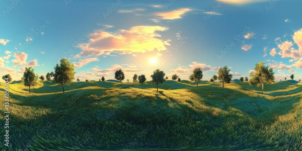 HDRI, environment map , Round panorama, spherical panorama, equidistant ...