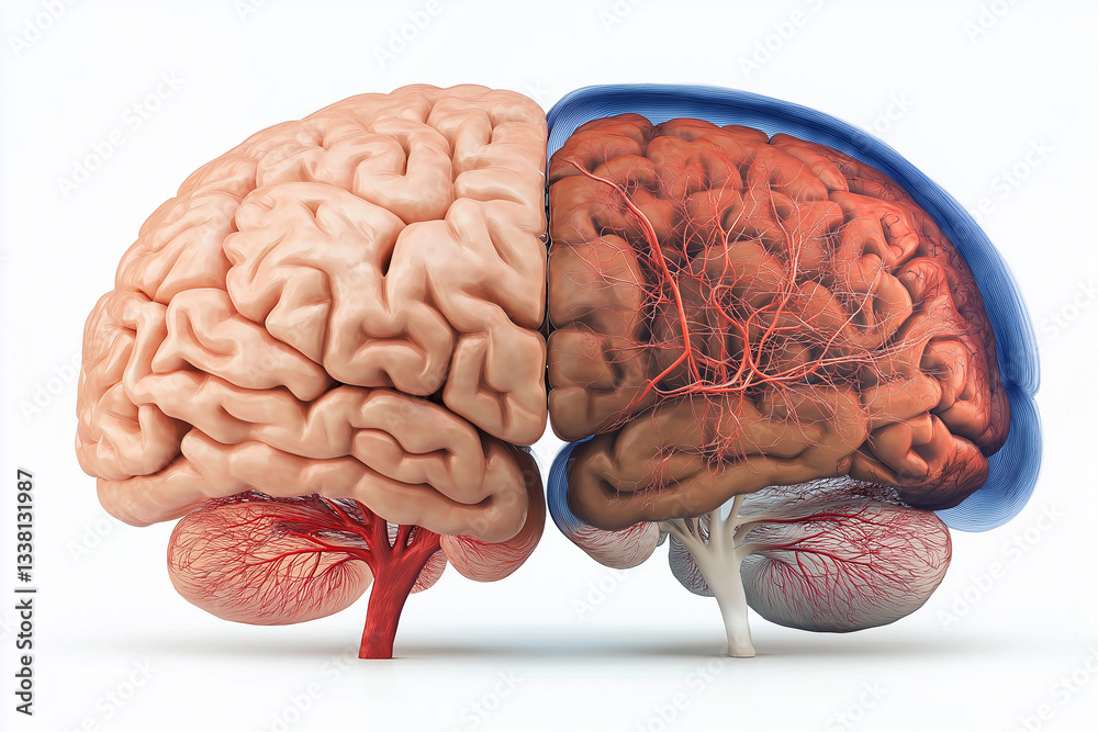 Vascular dementia brain diagnosis. Cognitive decline. Stroke treatment ...