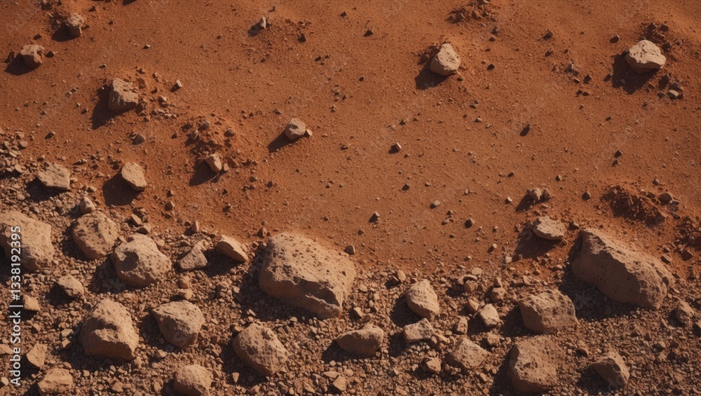 Ground texture background of brown desert soil, dry earth, dusty land ...