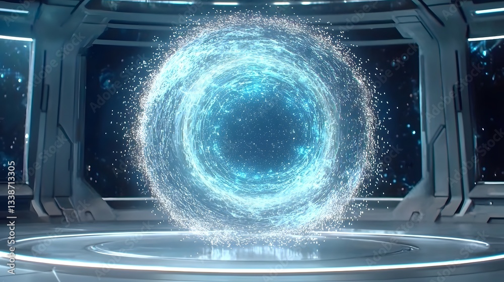 Futuristic image showcasing robotic tunnel boring machines mapping and ...