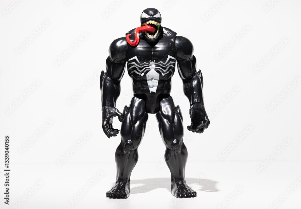 Kent, uk 01.01.2025 12 inch Venom Marvel Maximum Spider Man Titan Hero ...