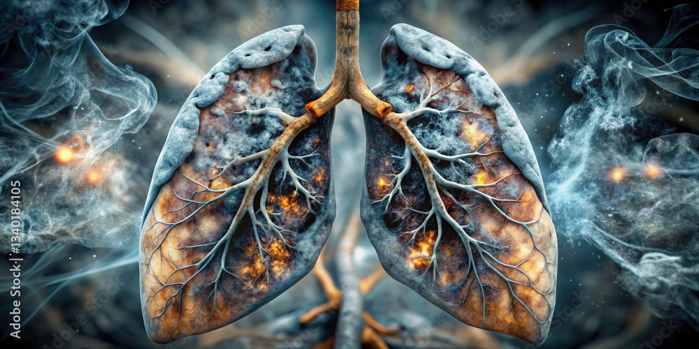 Smoker's Lung: Disease, Respiratory Illness, Damaged Lungs, COPD ...