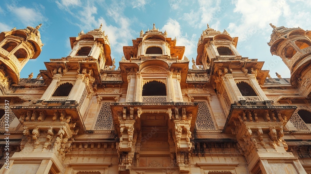 Historic Architecture Detailed Historic Architecture Featuring Iconic