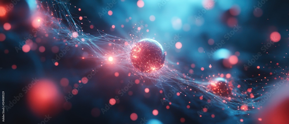 Visual Representation of Federated Learning and Decentralized Systems in Data Stock Illustration ...