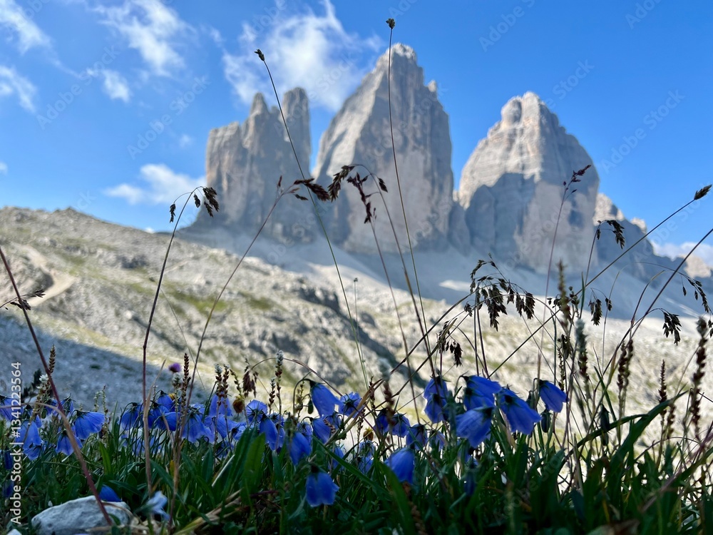 Famous Italian National Park Tre Cime di Lavaredo. Hikes in the ...
