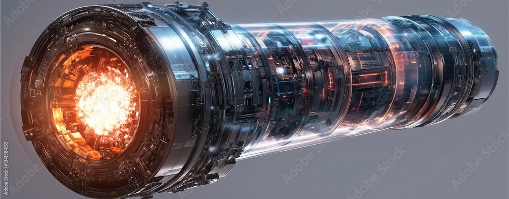 Technological Inferno: A detailed look inside a high-tech engine, with ...