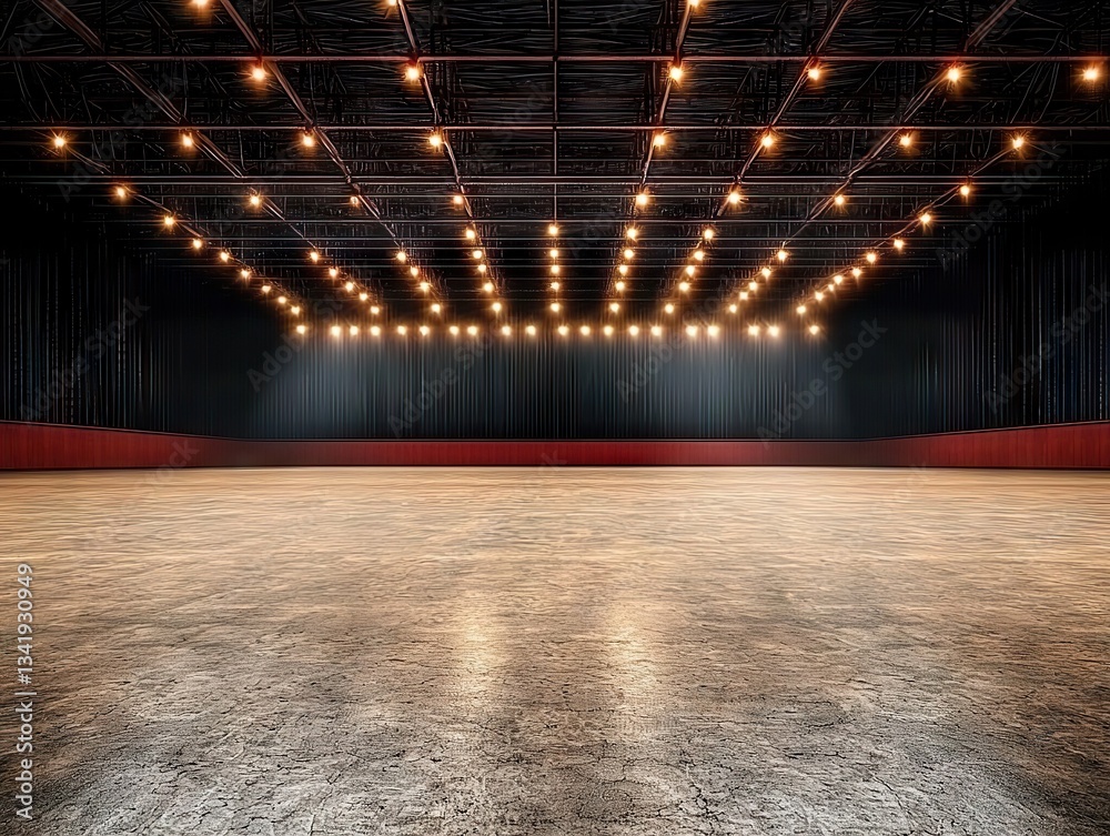 Stunning theater stage setup for performances empty venue interior ...