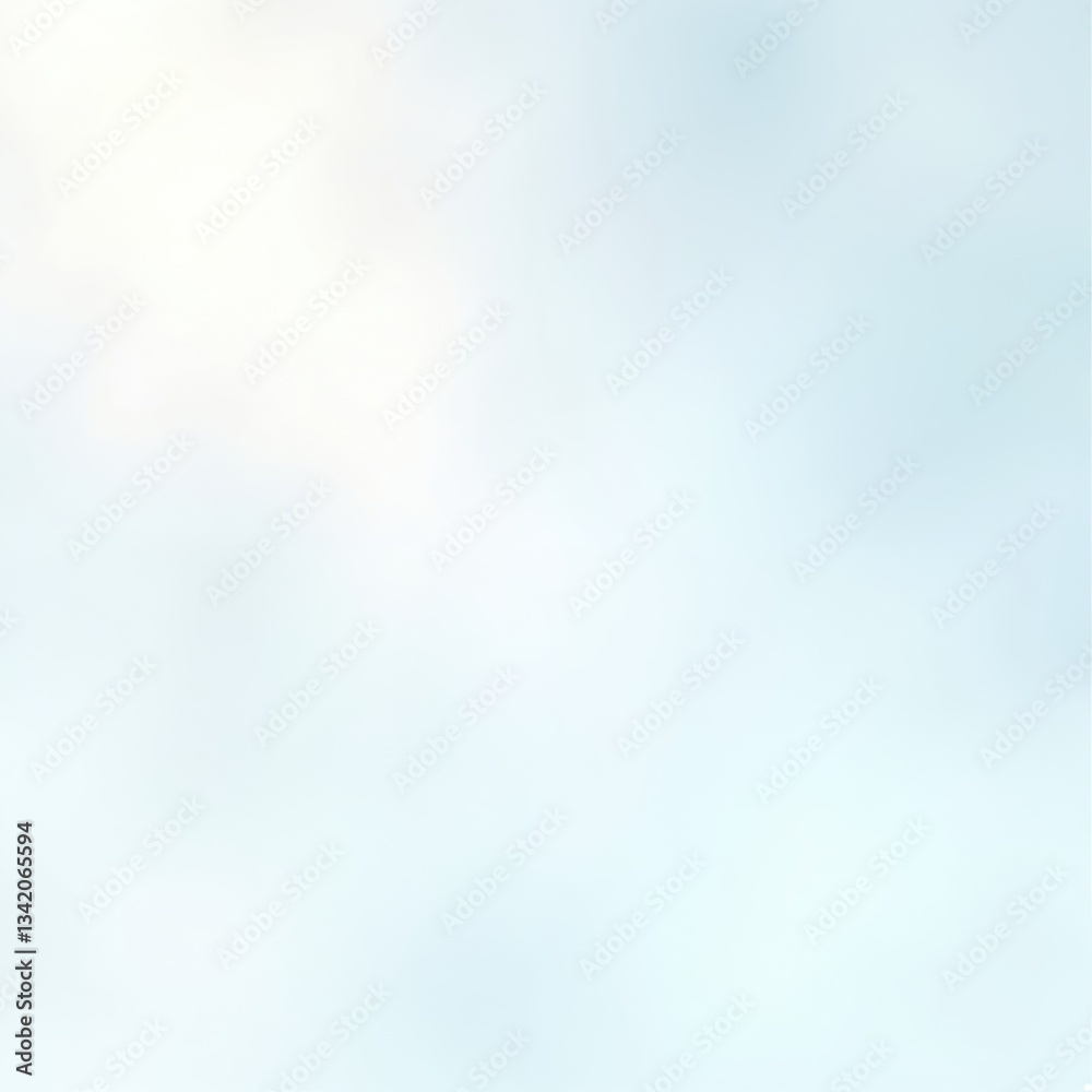Delicate, soft abstract light blue background. Gentle gradient with ...