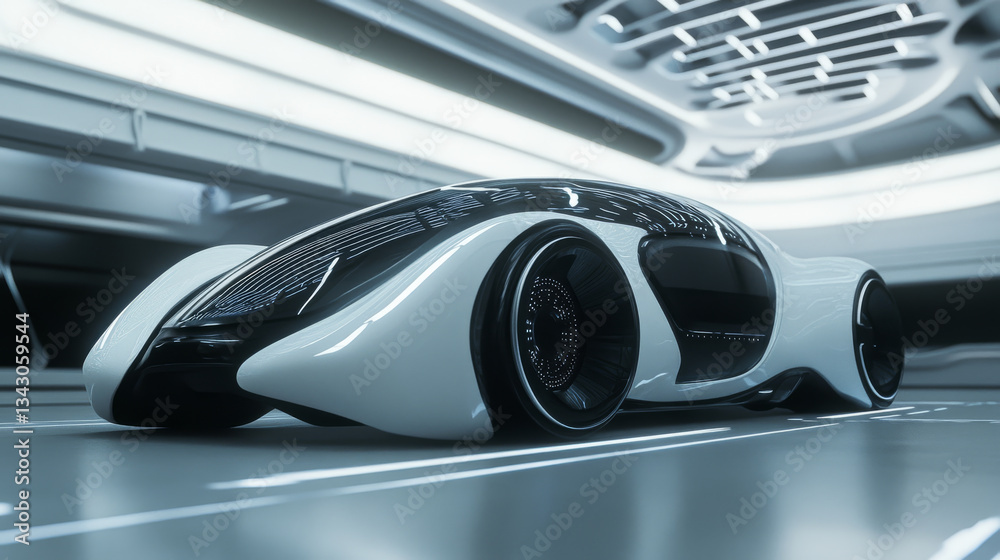 sleek futuristic car design embodies essence of innovation and ...