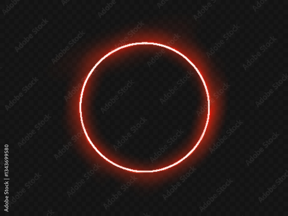 Glowing trail effect on transparent background. Modern magical magic ...