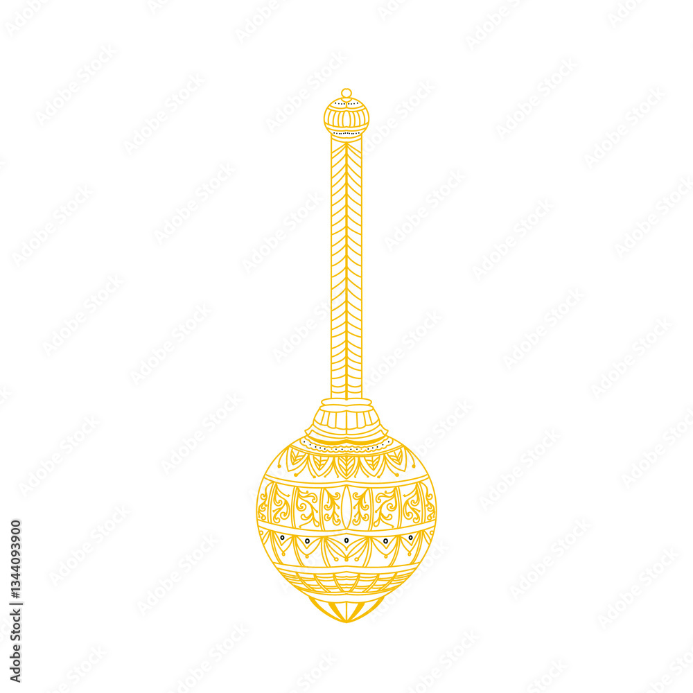 Hanuman gada - Hanuman's mace or Hanuman's club - Hanuman also known as ...