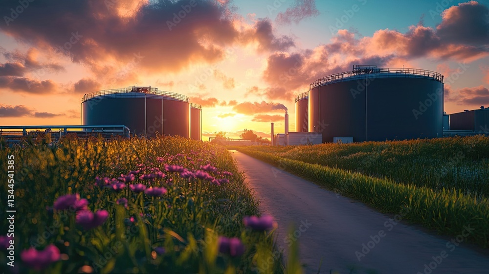 Biogas Production from Organic Waste Materials, Offering Renewable ...