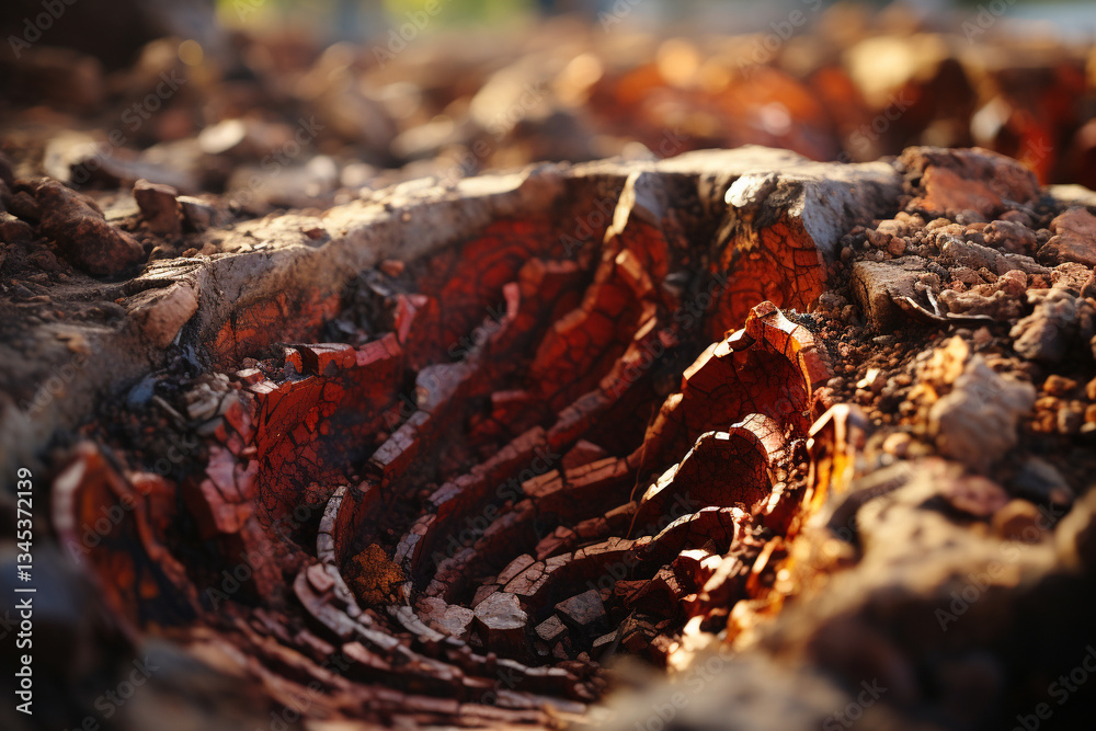 As if casting a spell, soil profile unravels before our eyes, revealing ...