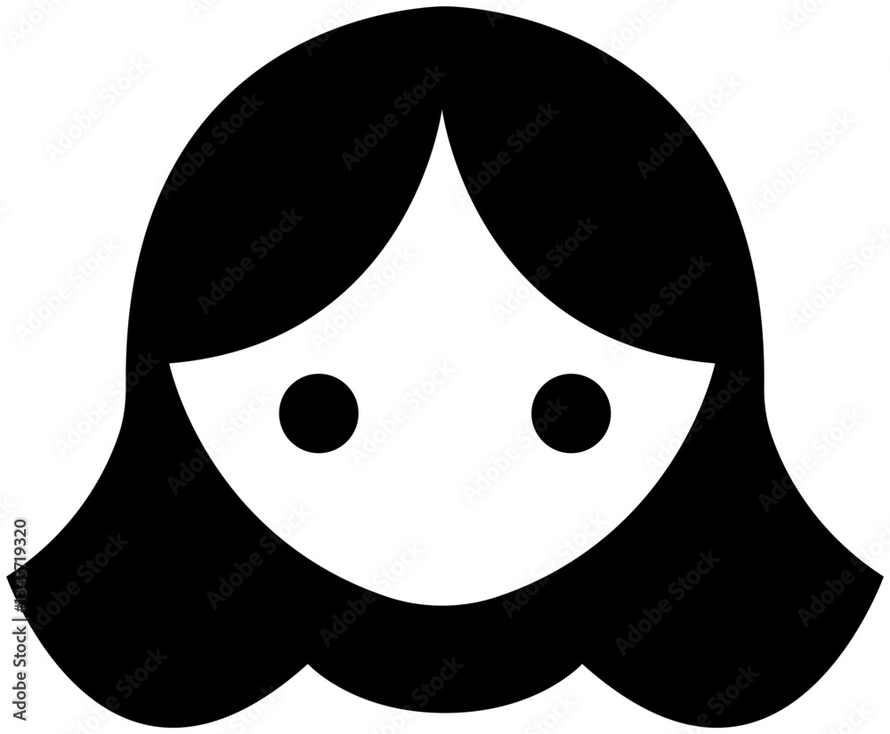 girl icon, generations avatars, Aging and Growing Process vector icons ...