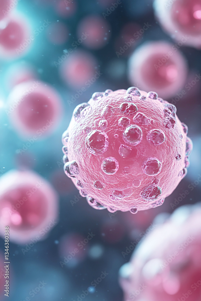 Reproduction cell under microscope reveals structure of sperm cells in ...