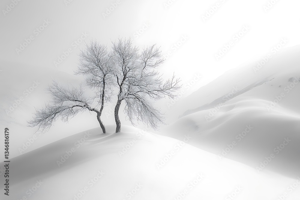 Snowstorm sets free its potent force turning scenery into a magical ...