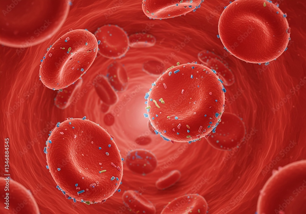 Microplastic in Human Blood. Microbeads and Microplastics pollution ...