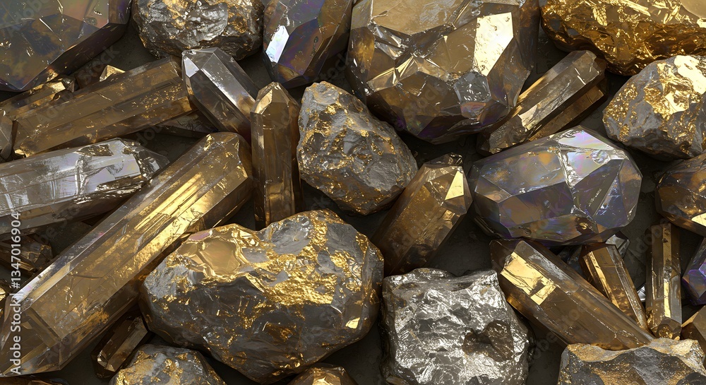 Shiny minerals symbolize rare earth elements deal, highlighting their ...