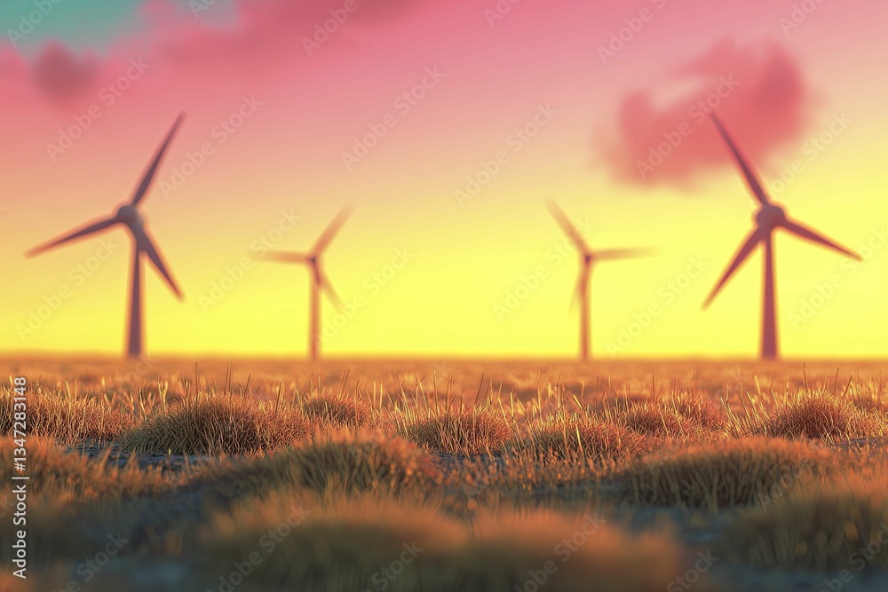 Visualize renewable resource exploration through an open landscape ...