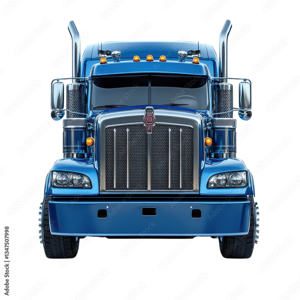 Tank Truck front view isolate on white background Stock Photo | Adobe Stock