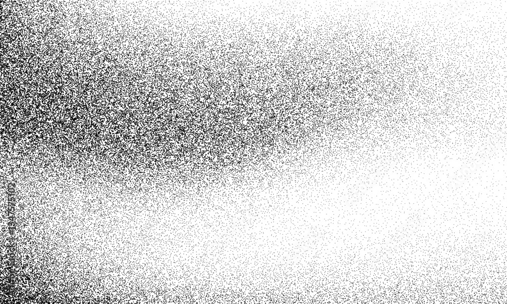 Noise texture. Dotwork black stippled background. Noise halftone ...