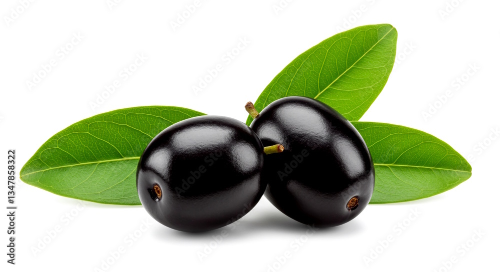 fresh Syzygium cumini, also known in india as Jamun or Indian black ...