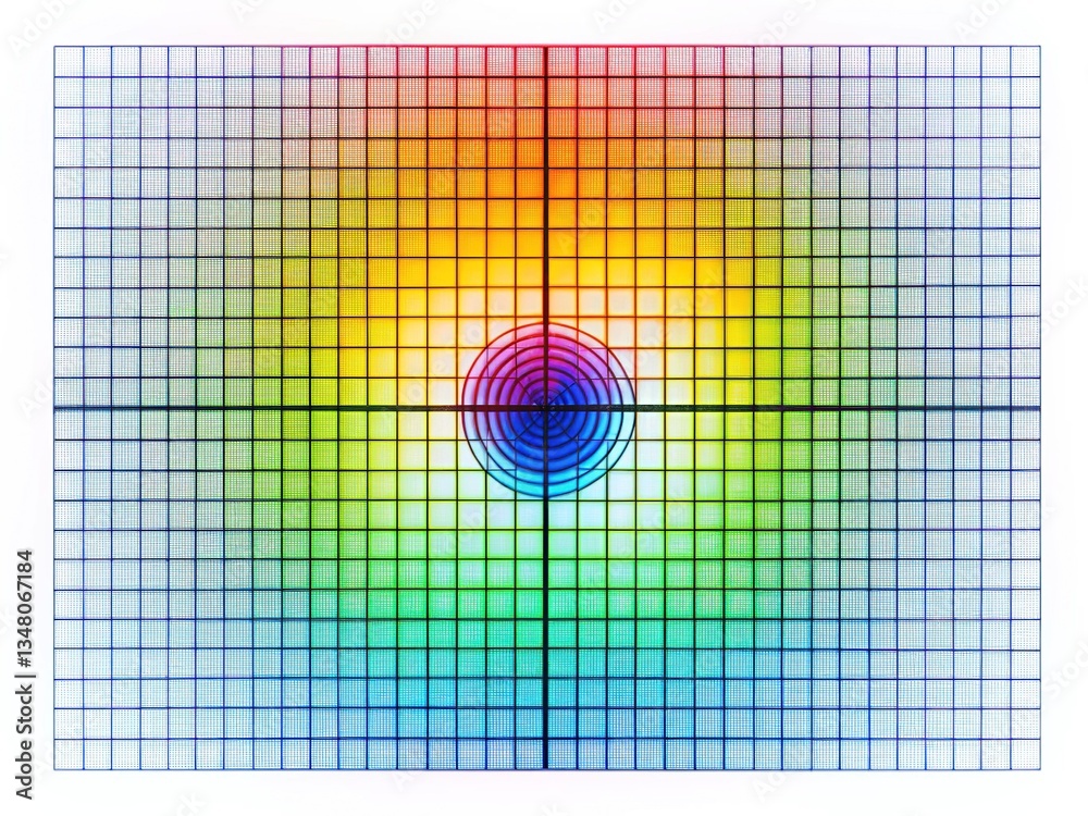 Printable Amsler Grid for Vision Testing Stock Illustration | Adobe Stock