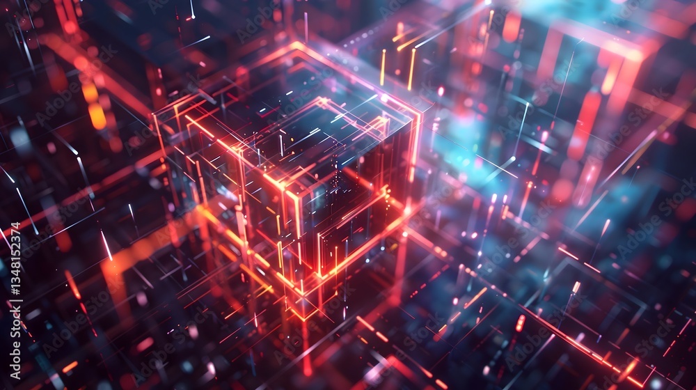 Dynamic Dimensions logo, combining 2D and 3D for a high-energy, modern ...