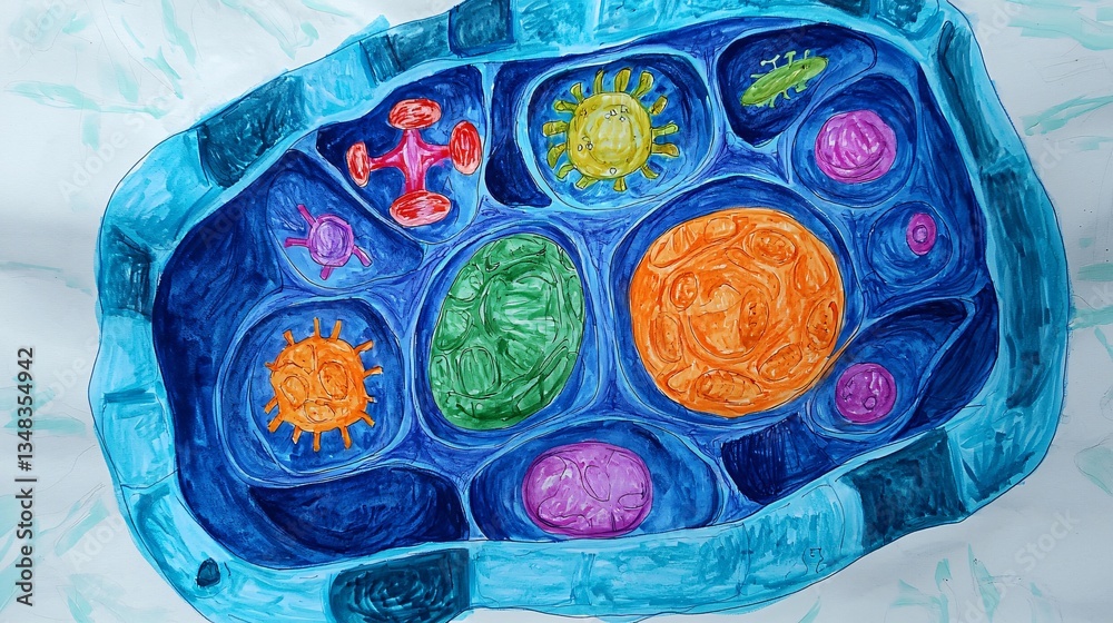 Observe and analyze plant and animal cells under a microscope. Compare ...