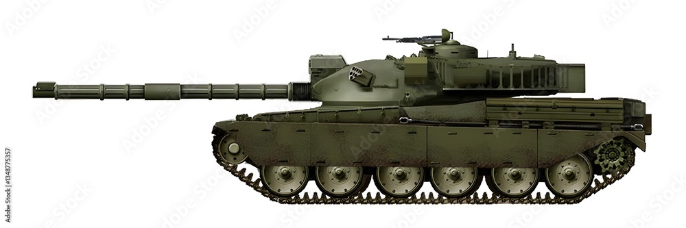 Chieftain 2 Mk2 (modernization of the Chieftain 2 Mk1 tank, with a new ...